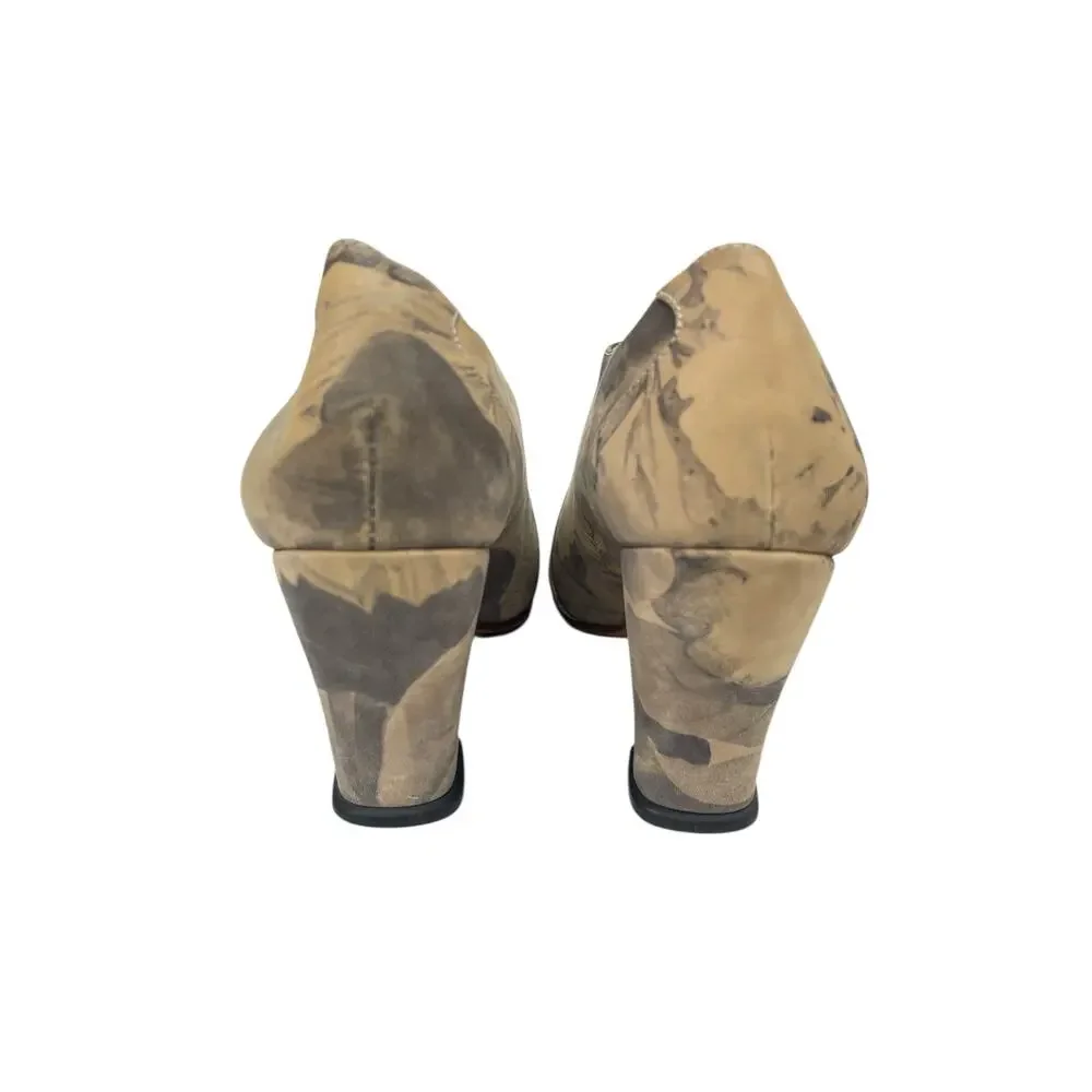 John Fluevog | Shoes | John Fluevog Kendra Gray Beige Floral Leather ...